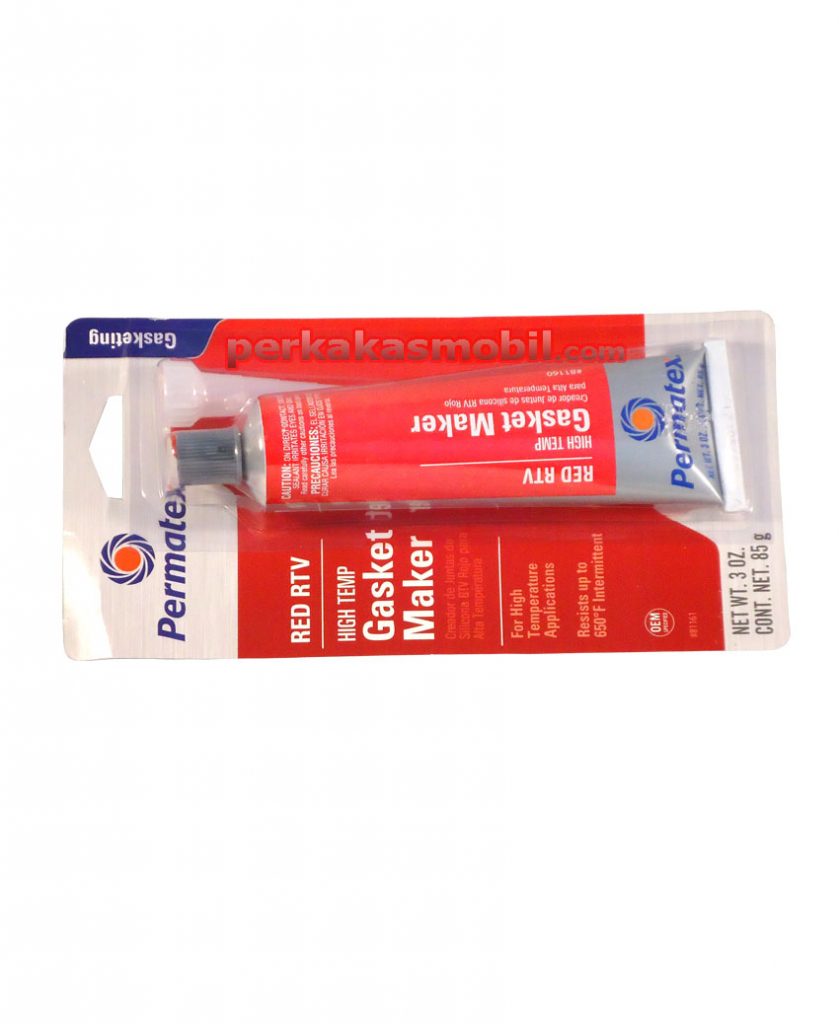 PERMATEX RED SILICONE 85 GRAM - Perkakas Mobil
